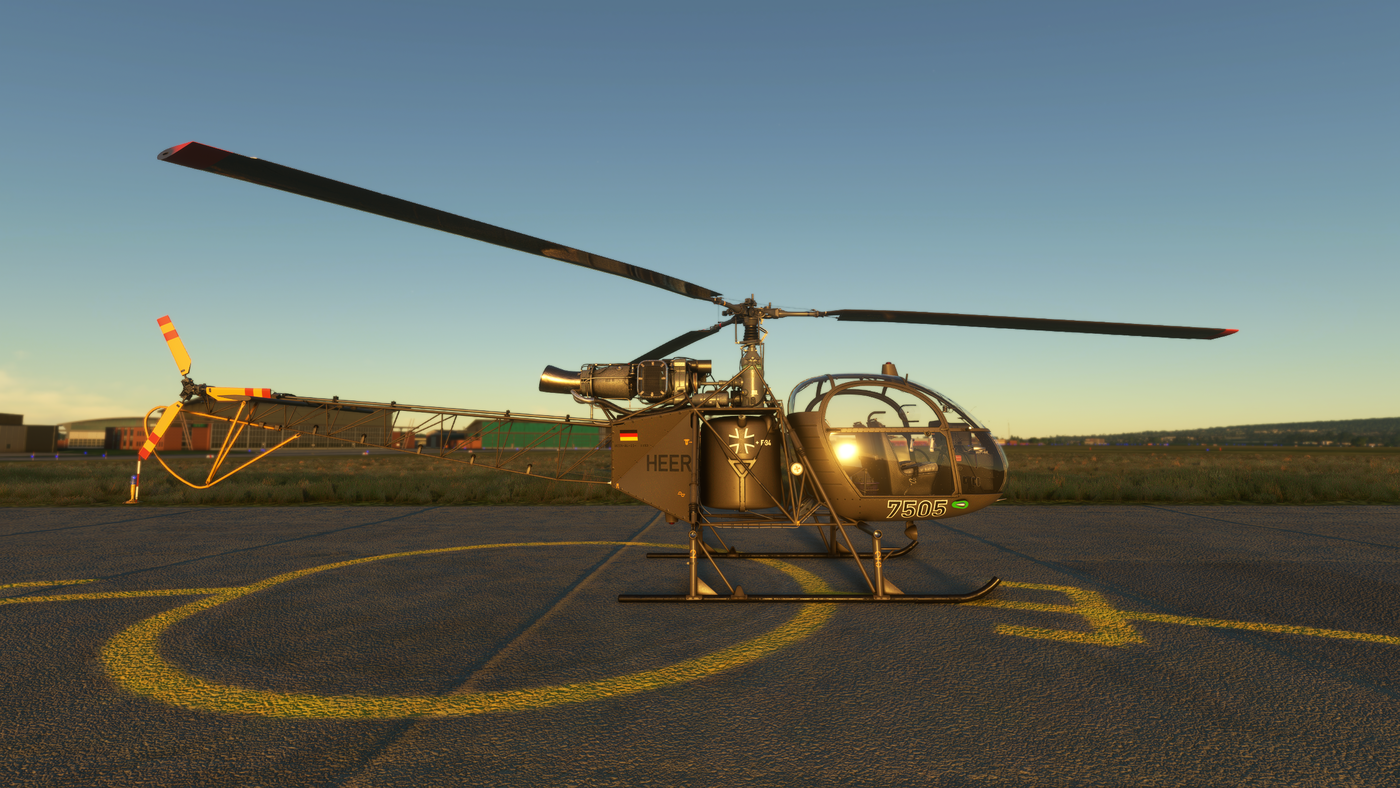 Taog Lama SA315B Heer 7505 (Heeresfliegerwaffenschule) for Microsoft ...
