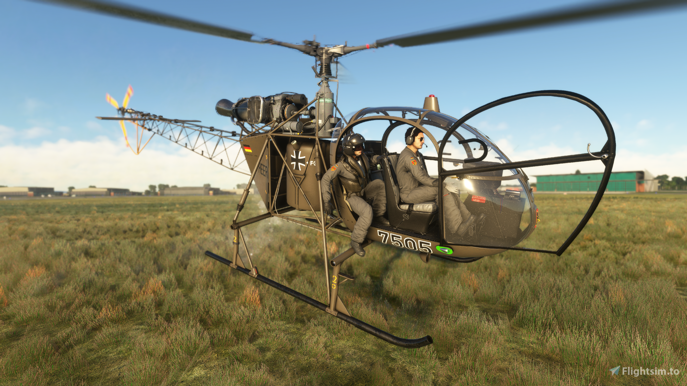 Taog Lama SA315B Heer 7505 (Heeresfliegerwaffenschule) for Microsoft ...