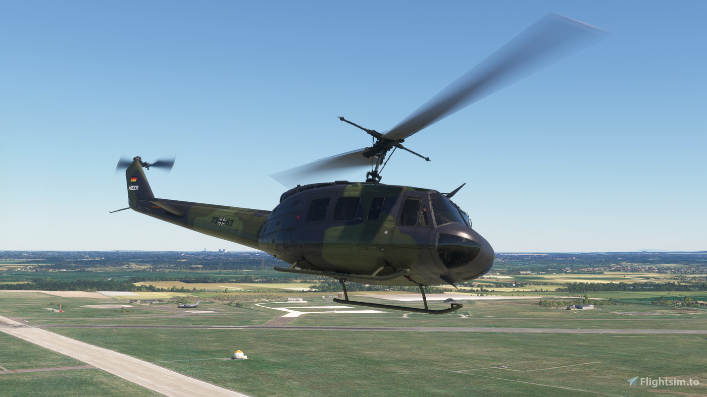 Taog's Hangar UH-1H German Army 73+63 for Microsoft Flight Simulator | MSFS