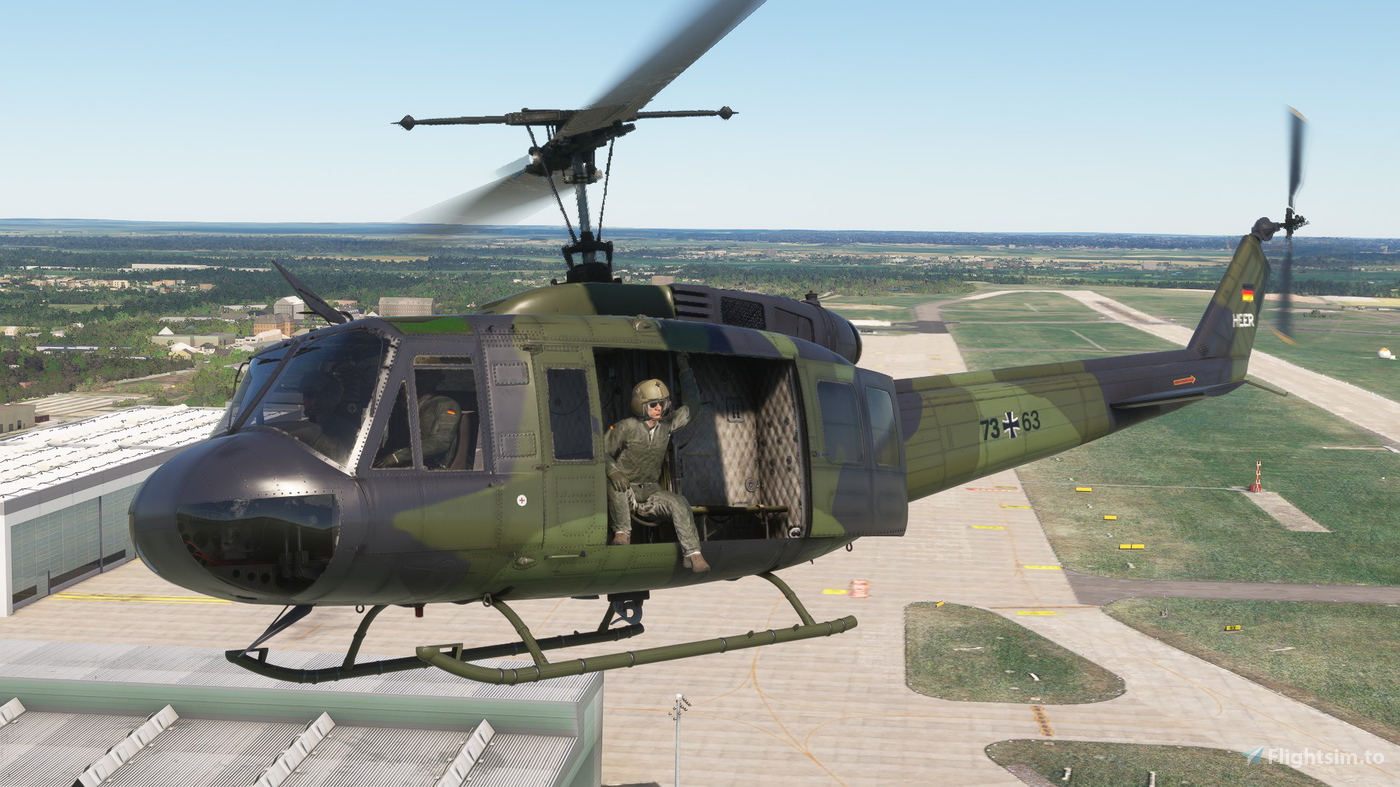 Taog's Hangar UH-1H German Army 73+63 for Microsoft Flight Simulator | MSFS
