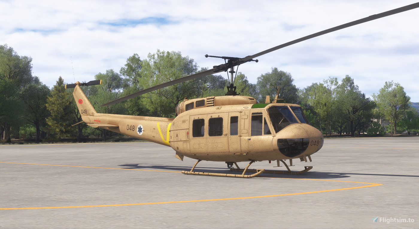 Taog's Hangar Israeli Air Force UH-1H "Anafa" 048, 123th Squadron for Microsoft Flight Simulator ...