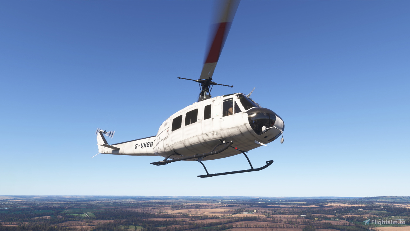 Taog's Hangar UH-1H - G-UHGB - Heli-Lift Services for Microsoft Flight ...