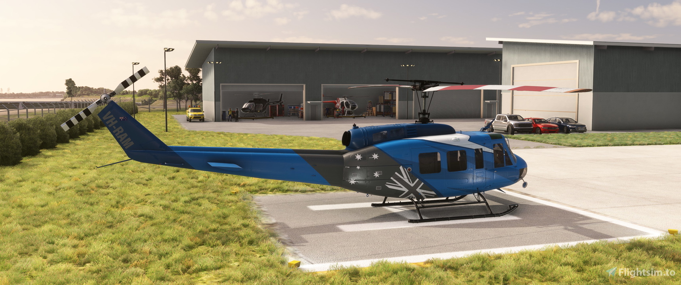 Taog's Hangar UH-1H Fictional VH-RAM for Microsoft Flight Simulator | MSFS