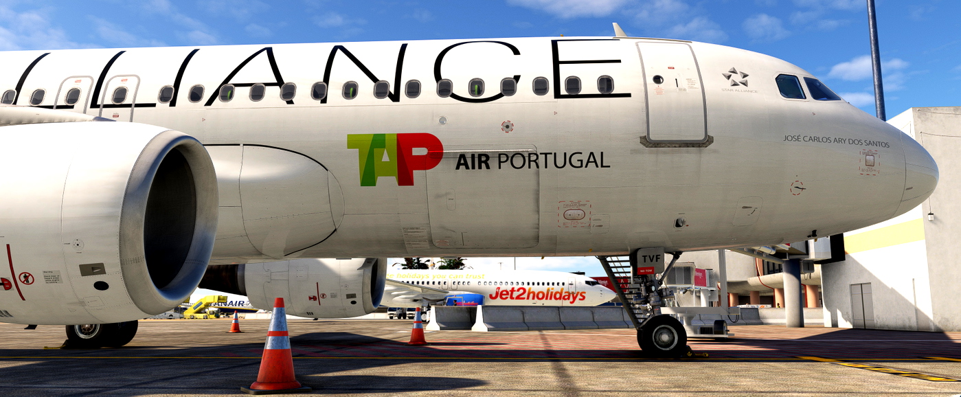 TAP Air Portugal - Star Alliance A320-CFM-SL Fuselage/Cabin (8k) for ...