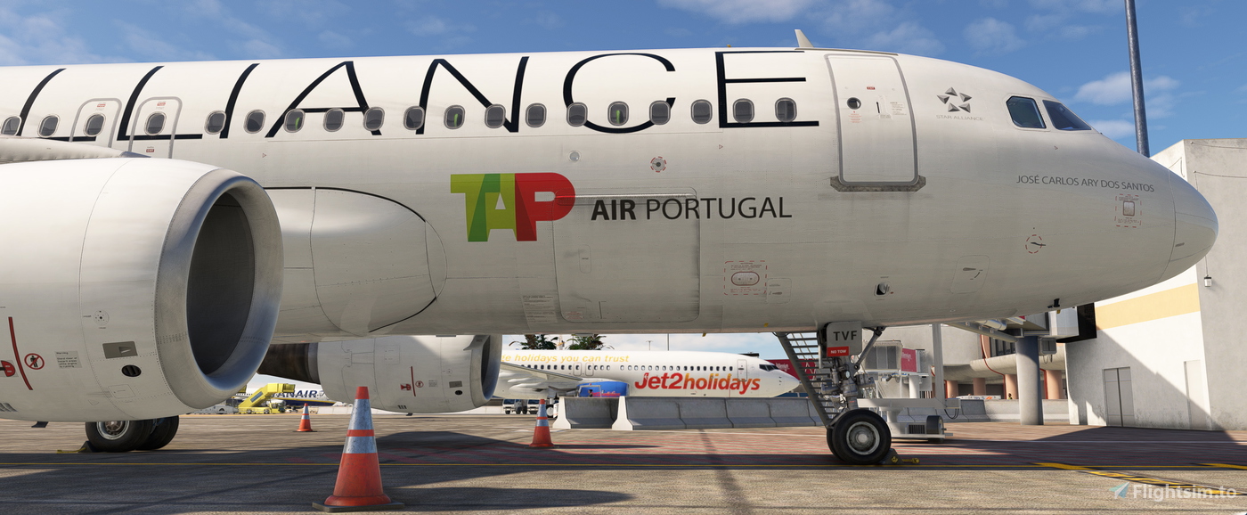 TAP Air Portugal - Star Alliance A320-CFM-SL Fuselage/Cabin (8k) for ...