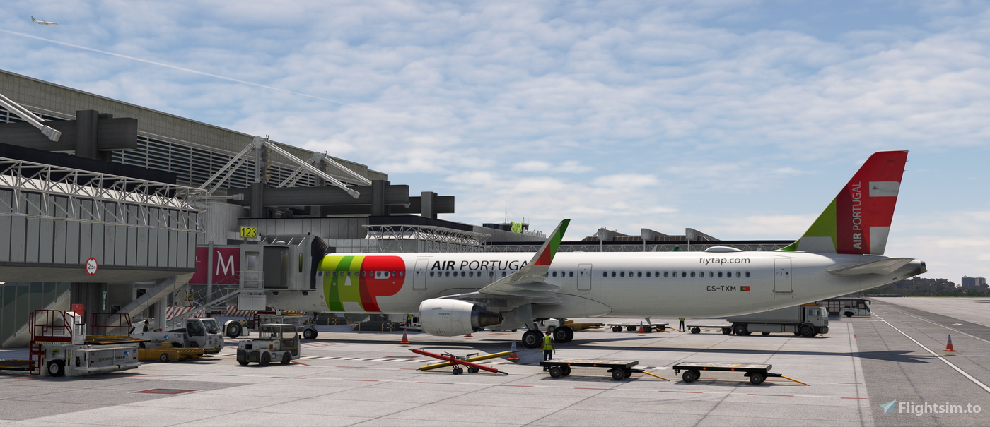 TAP Air Portugal A321-CFM-SL Fuselage/Cabin (8k) (Fictional frame) for Fenix Simulation A321_CFM ...