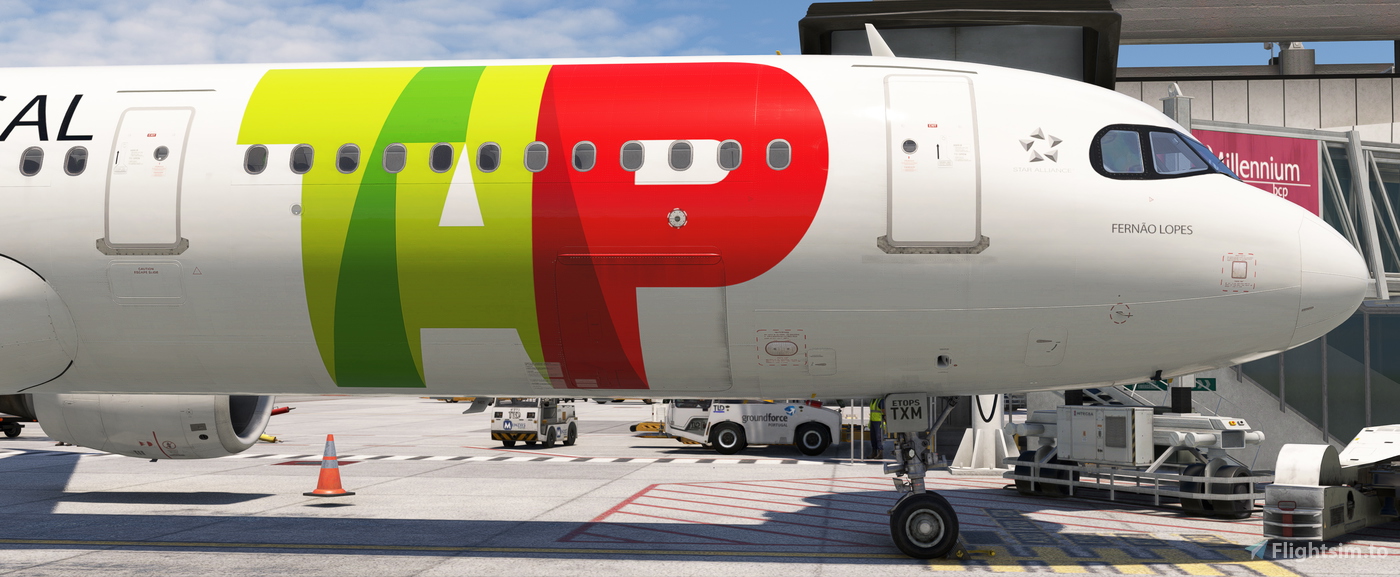 TAP Air Portugal A321-CFM-SL Fuselage/Cabin (8k) (Fictional frame) for ...