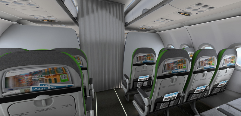 TAP Air Portugal A321-CFM-SL Fuselage/Cabin (8k) (Fictional frame) for ...