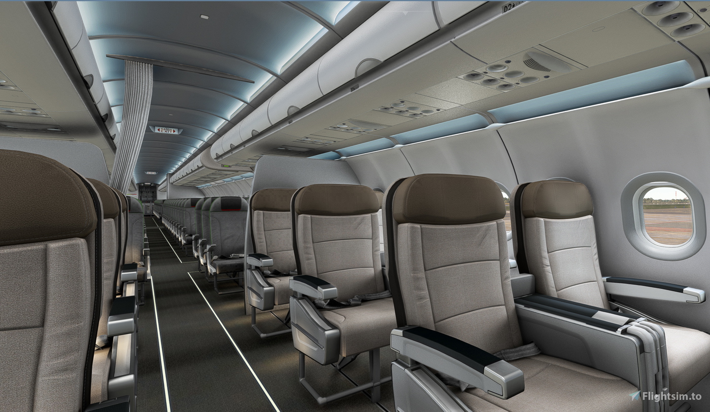 TAP Air Portugal A321-CFM-SL Fuselage/Cabin (8k) (Fictional frame) for ...