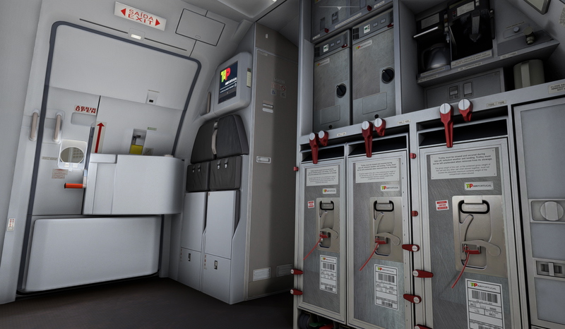 TAP Air Portugal A321-CFM-SL Fuselage/Cabin (8k) (Fictional frame) for ...