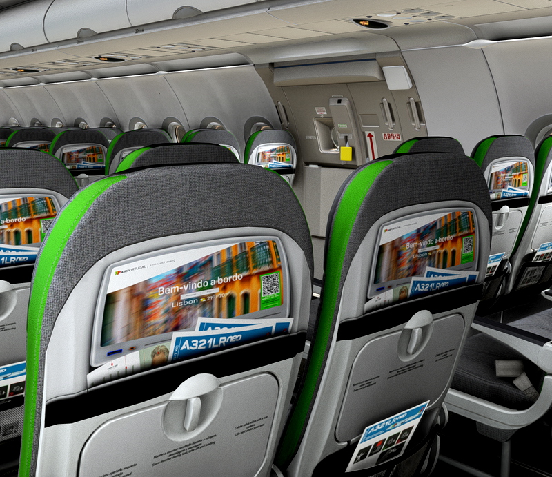 TAP Air Portugal A321-CFM-SL Fuselage/Cabin (8k) (Fictional frame) for Fenix Simulation A321_CFM ...