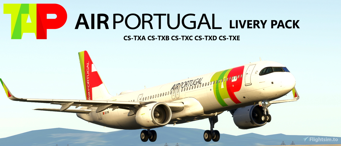Threads - TAP air portugal livery pack| Ini A321LR | MSFS 2024 | CS-TXA ...