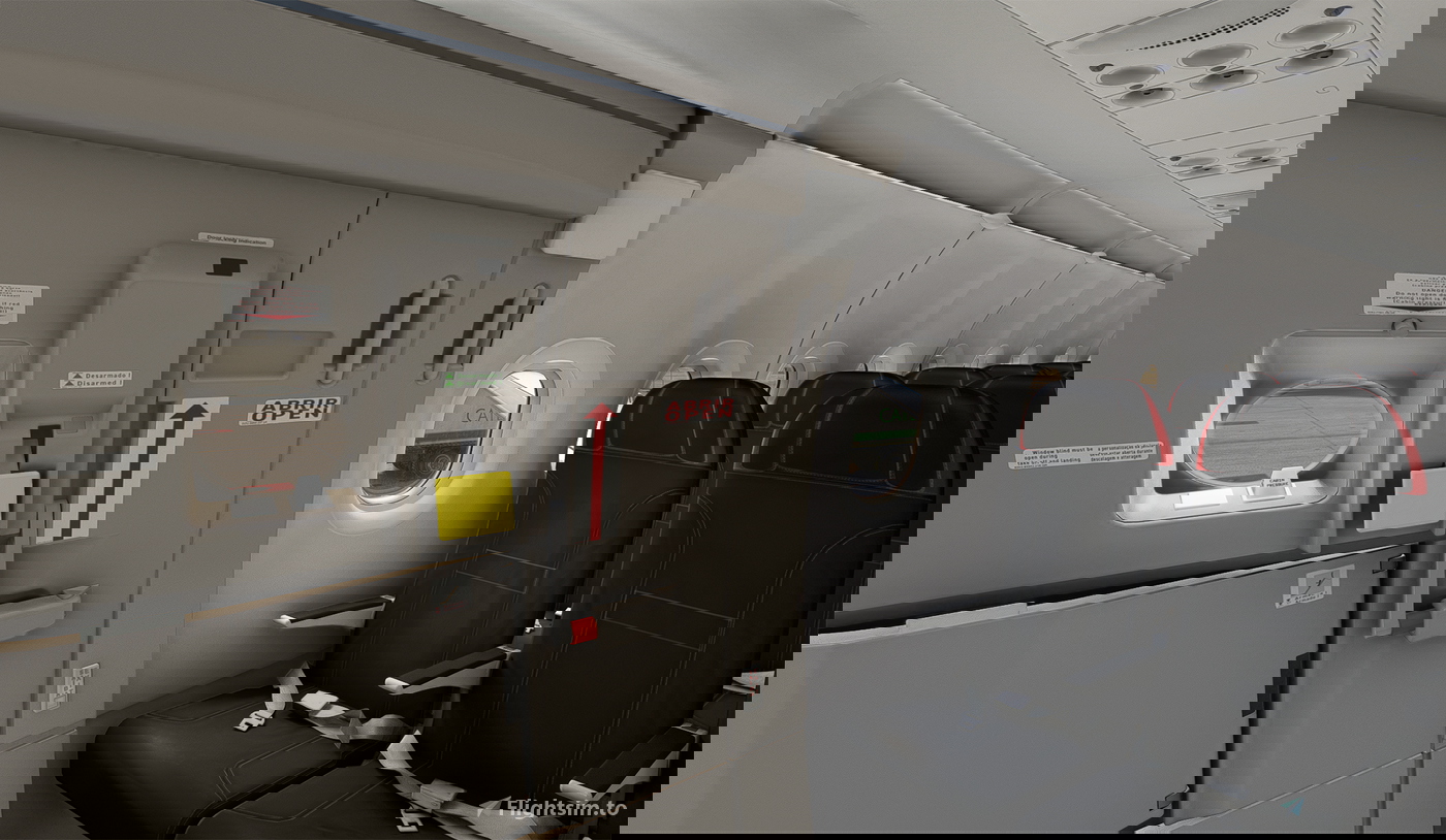 Tap Portugal CS-TJH Fuselage/Cabin (8k) Fenix Simulation A321-CFM for ...