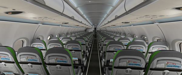 TAP Air Portugal A321-CFM-SL Fuselage/Cabin (8k) (Fictional frame) for Fenix Simulation A321_CFM ...