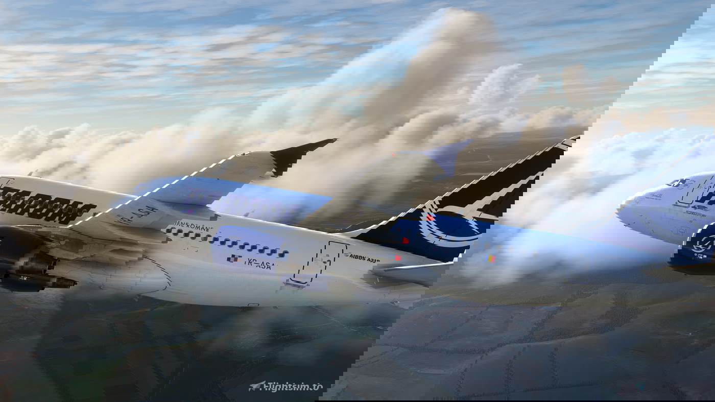 TAROM | YR-ASA | Fenix A319 | + Cabin | + Announcements for Microsoft ...