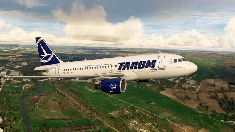 TAROM | YR-ASA | Fenix A319 | + Cabin | + Announcements for Microsoft ...