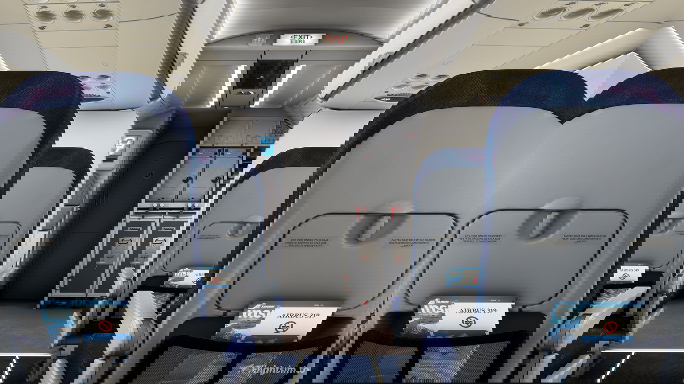 TAROM | YR-ASA | Fenix A319 | + Cabin | + Announcements for Microsoft ...