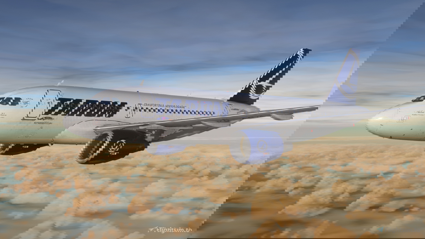 TAROM | YR-ASA | Fenix A319 | + Cabin | + Announcements for Microsoft ...