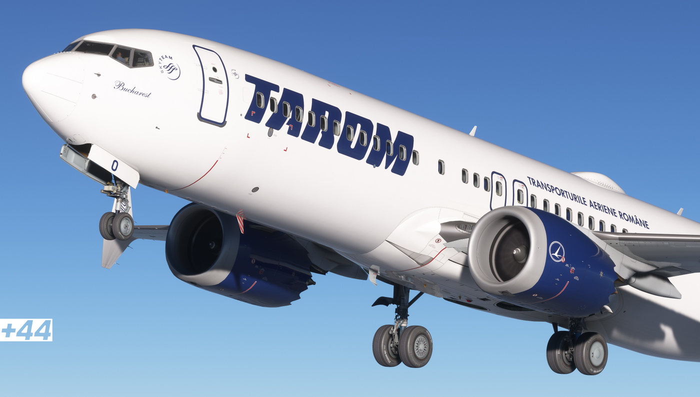 Tarom Airlines (YR-BGO) iFly 737 Max 8 - 8K para Microsoft Flight ...