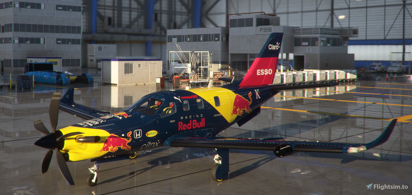 TBM 930 K 1300 (RedBull Racing) für Microsoft Flight Simulator | MSFS