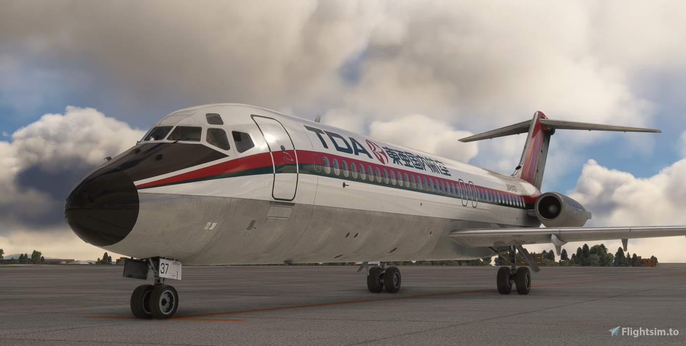 TDA-Toa Domestic Airlines JA8437 - SkySimulations DC9-30 w/cabin für Microsoft Flight Simulator ...