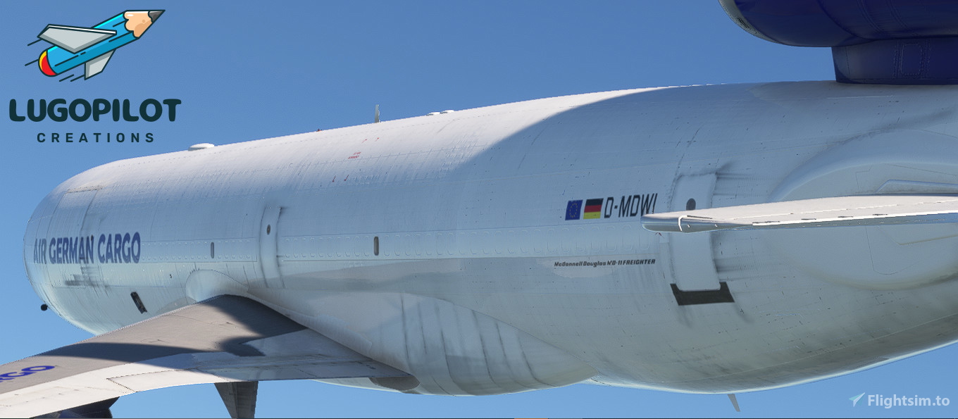 TDFI MD-11F | Air German Cargo D-MDWI ( Fictisia texture) 对于 Microsoft ...