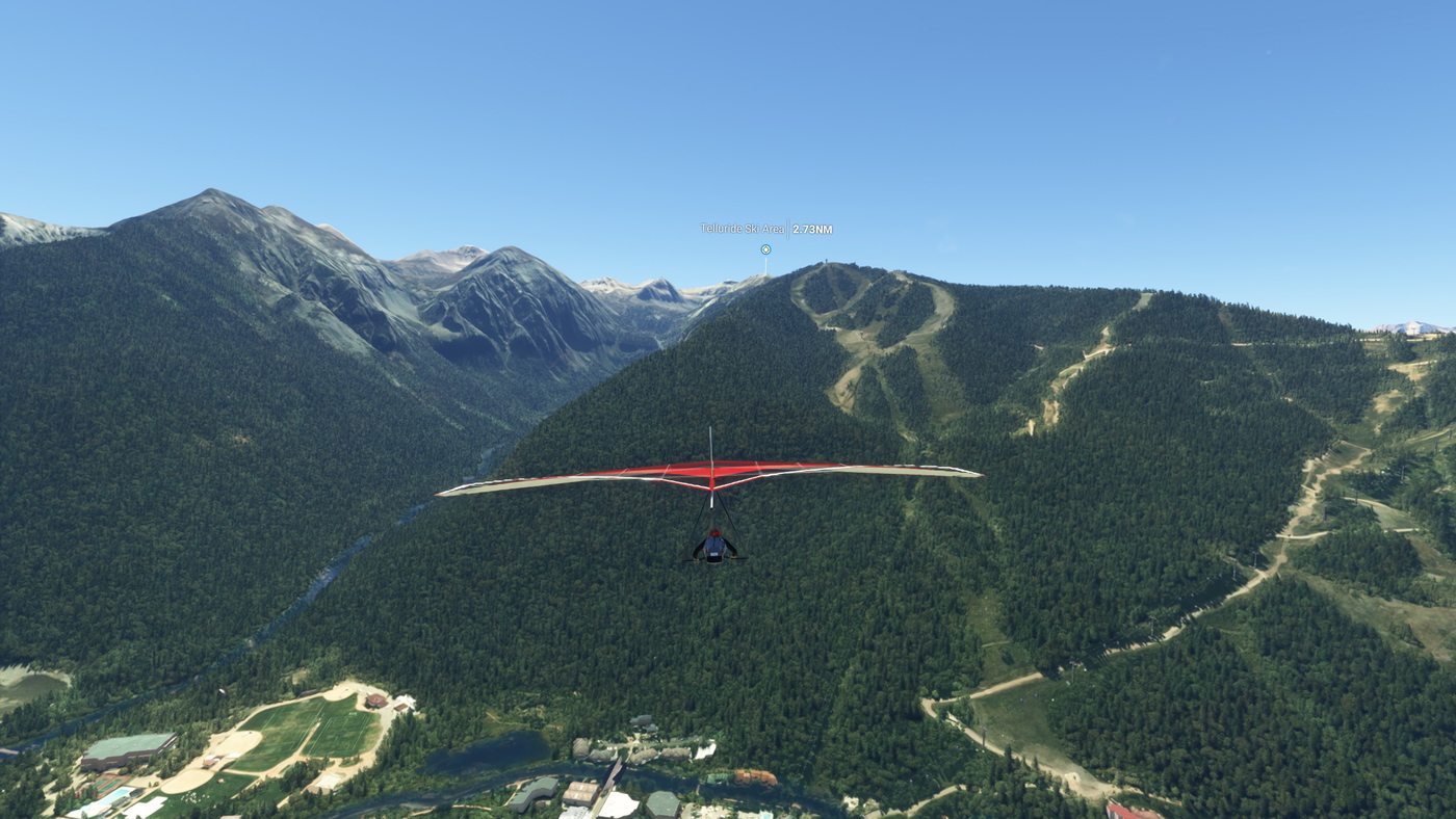Telluride Ski Area Hang Gliding Site for Microsoft Flight Simulator | MSFS
