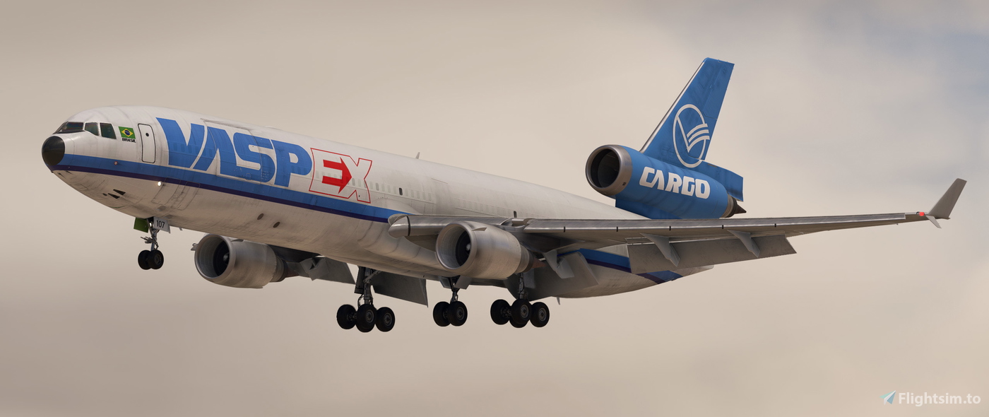 TFDi Design MD-11 VASP N107WA "Fictional DC-10" 对于 Microsoft Flight ...