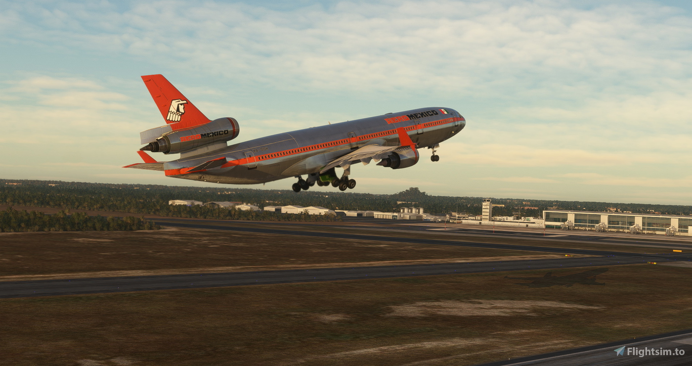 TFDi MD-11 GE | Aeromexico 70s Livery (XA-DUH) for Microsoft Flight ...