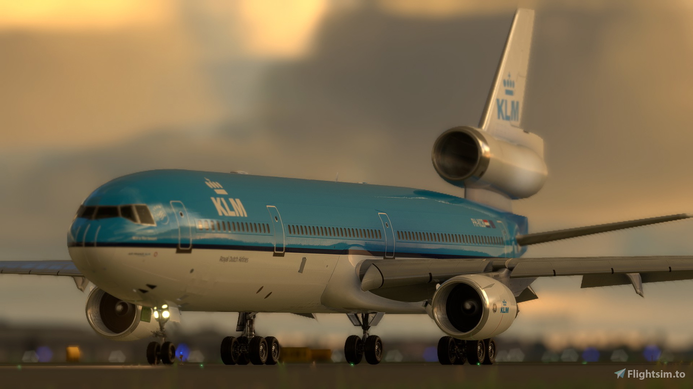 TFDI MD-11 KLM PH-KCB w/Cabin for Microsoft Flight Simulator | MSFS