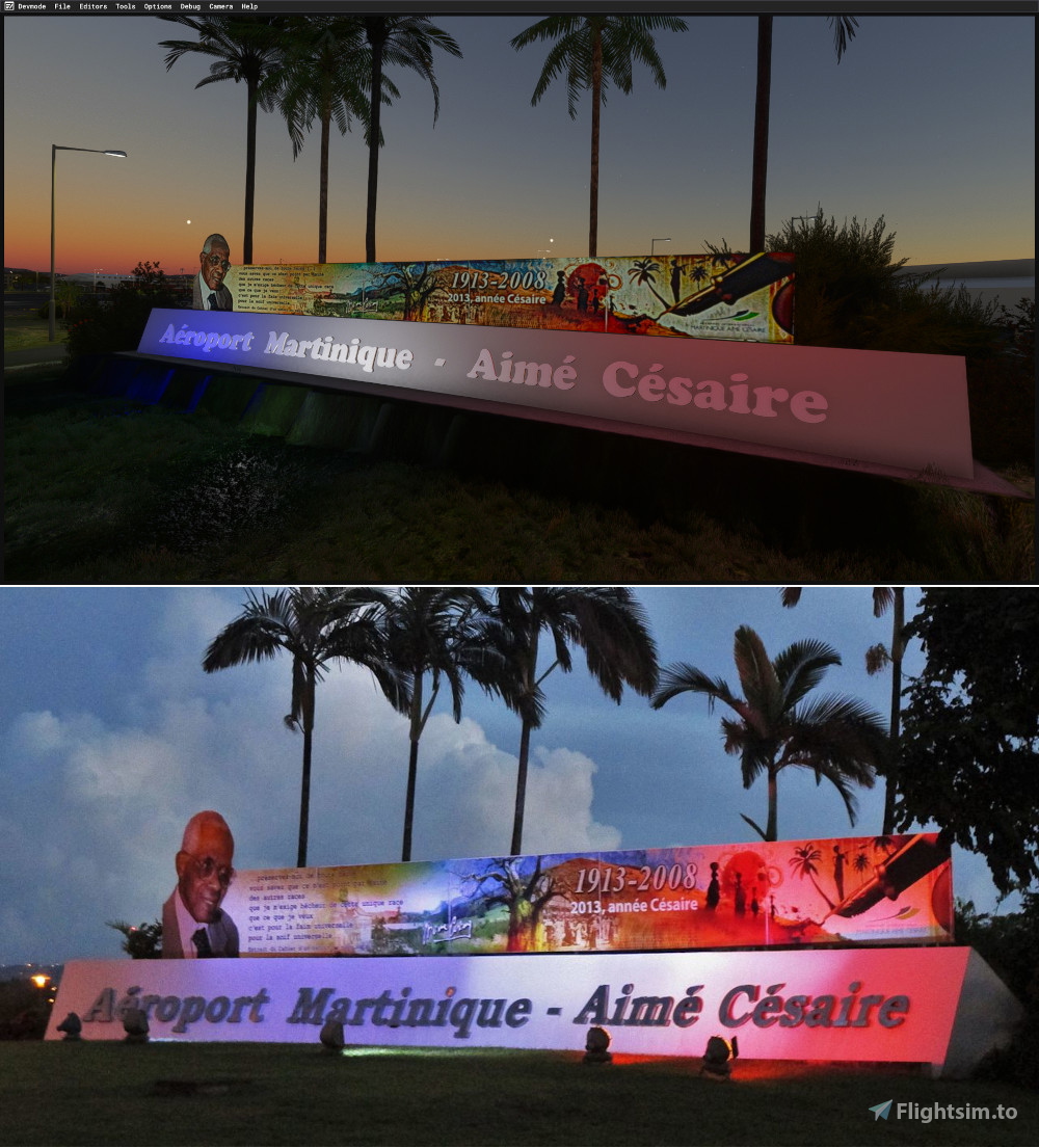 TFFF Martinique Aime Cesaire for Microsoft Flight Simulator | MSFS