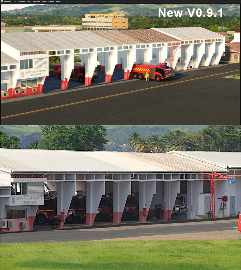 TFFF Martinique Aime Cesaire for Microsoft Flight Simulator | MSFS