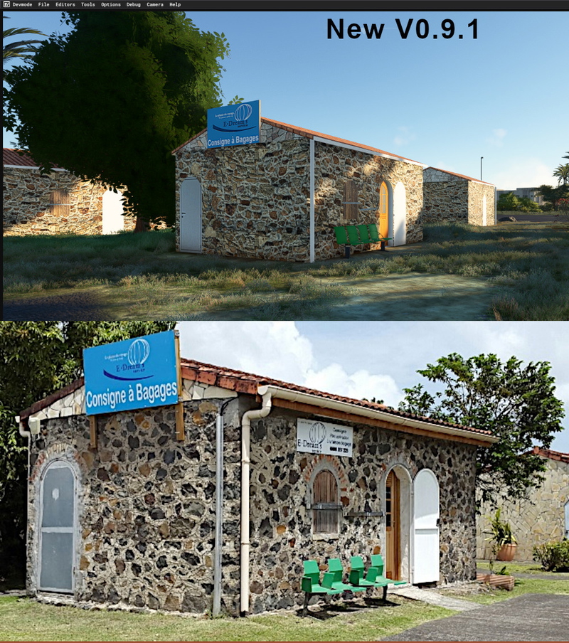 TFFF Martinique Aime Cesaire for Microsoft Flight Simulator | MSFS