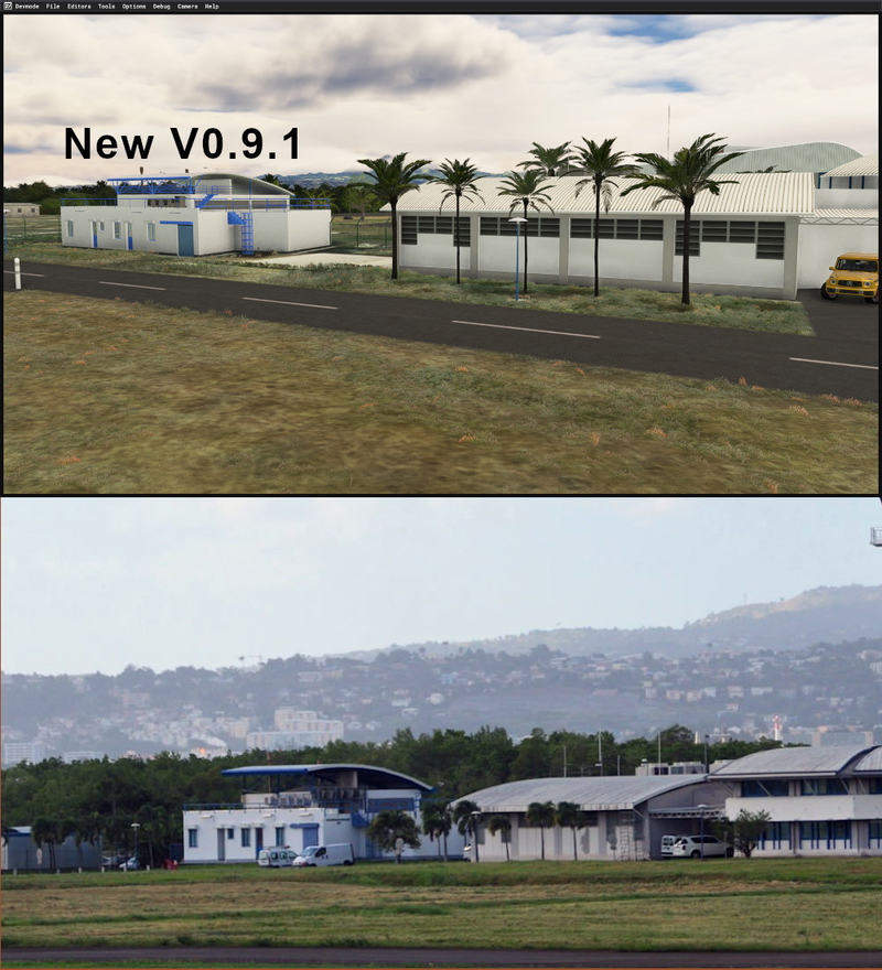 TFFF Martinique Aime Cesaire for Microsoft Flight Simulator | MSFS