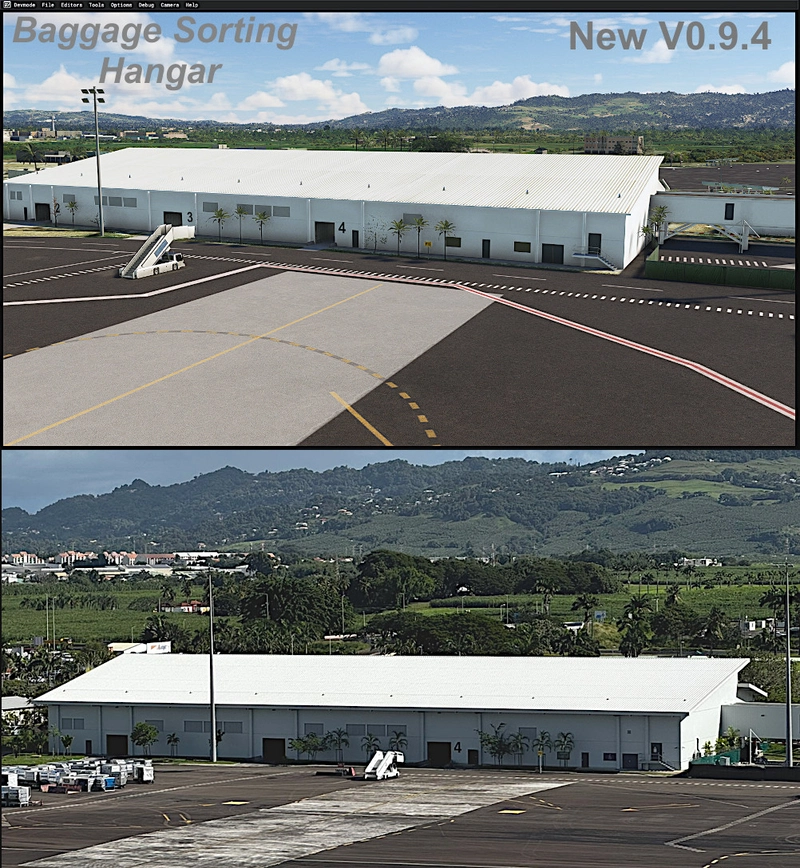 TFFF Martinique Aime Cesaire for Microsoft Flight Simulator | MSFS