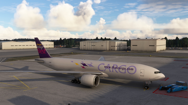 Thai (Southernair) N775SA Cargo PMDG B777F for Microsoft Flight ...