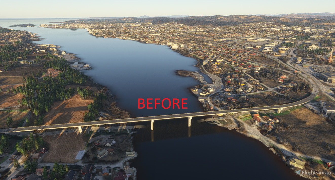 The Karmsund Bridge for Microsoft Flight Simulator | MSFS