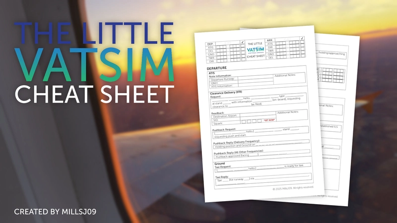 The Little VATSIM Cheat Sheet for Microsoft Flight Simulator | MSFS