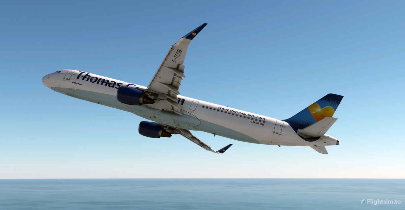 Fenix A321 SL | Thomas Cook G-TCDB 'Sunny Heart' Hybrid for Microsoft Flight Simulator | MSFS