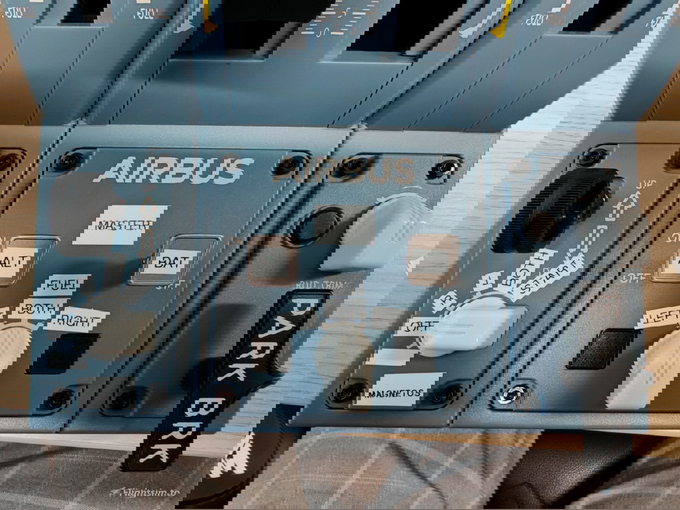 Thrustmaster TCA Quadrant Airbus Edition profile for Cessna 172 for ...