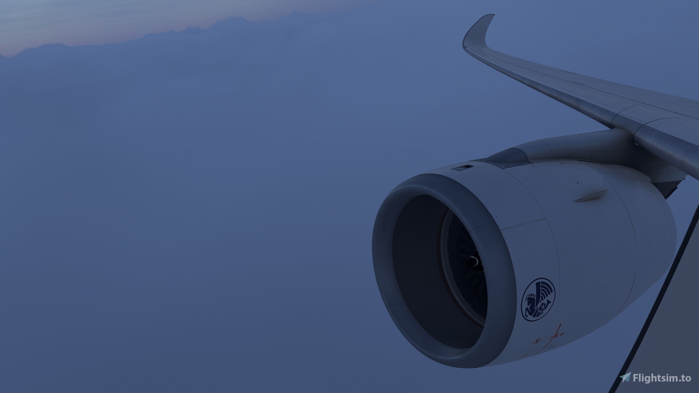TINNOJ - Realistic custom view A350-900 inibuilds のために Microsoft Flight ...
