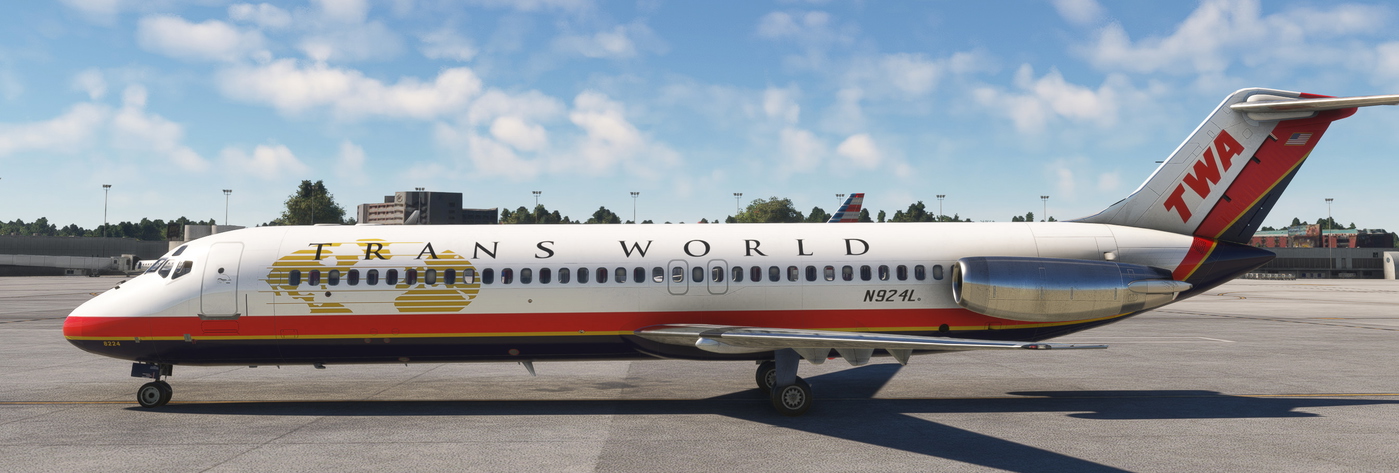 Trans World Airlines N924L - DC9-30 w/cabin for Microsoft Flight ...