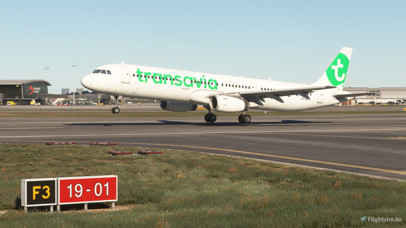 Transavia (Avion Express) LY-NVH - Fenixsim A321 [4K] pour Microsoft Flight Simulator | MSFS