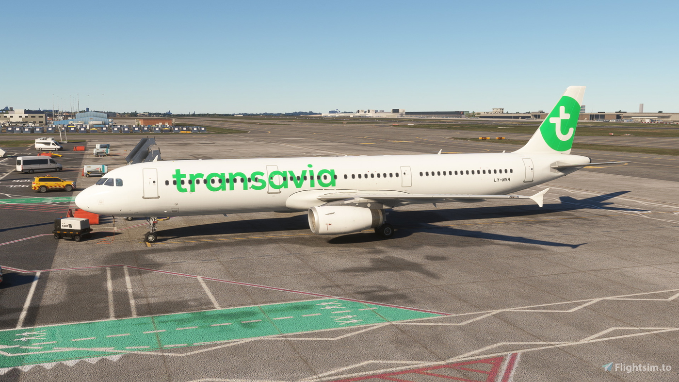 Transavia (Avion Express) LY-NVH - Fenixsim A321 [4K] 对于 Microsoft Flight Simulator | MSFS