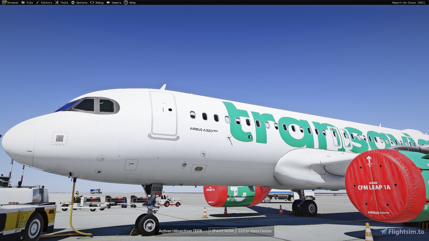 Transavia France F-HXSX new color livery Inibuilds A320N MSFS2024 (with ...