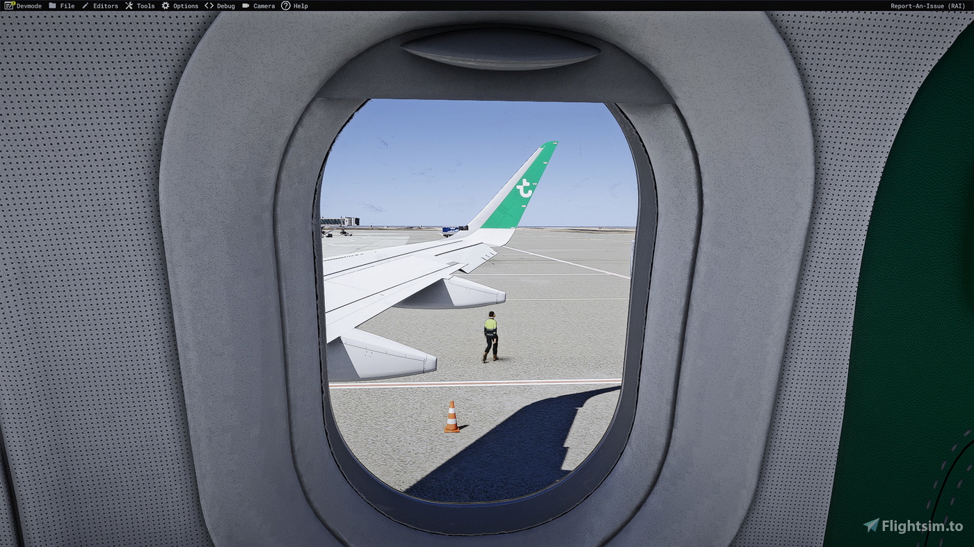 Transavia France F-HXSX new color livery Inibuilds A320N MSFS2024 (with ...