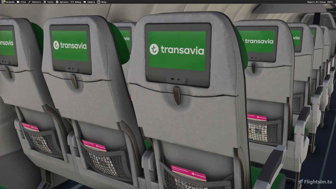 Transavia Dutch PH-YHD Retro Livery Airbus A321NEO (with cabin) for Microsoft Flight Simulator ...