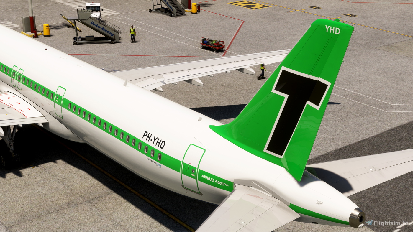 Fenix A321SL | Transavia (Retro Livery) | PH-YHD | 8K/4K/2K for Microsoft Flight Simulator | MSFS