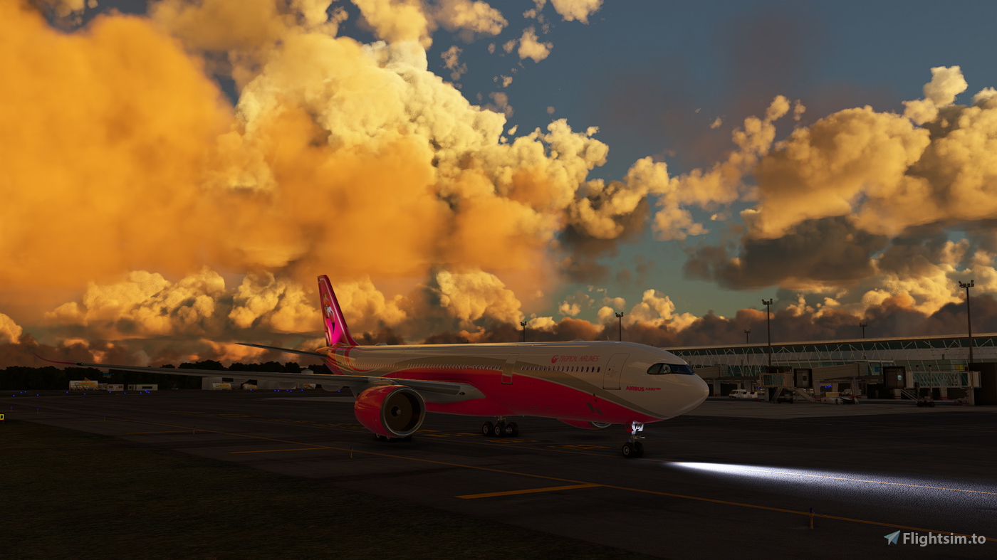 Tropical Airlines, A330neo Headwind Simulations, Flamingo Livery | PR ...