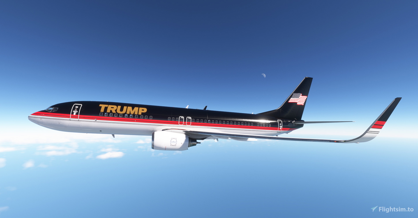 Trump Force One - 737-800 BBJ für Microsoft Flight Simulator | MSFS